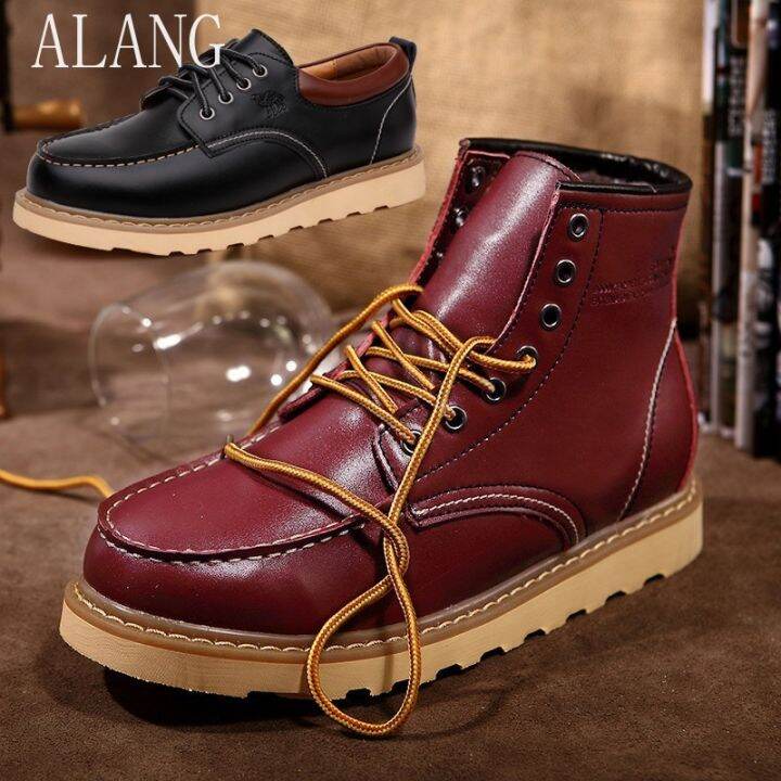 READY STOCK Man Kasut Lelaki Murah Red Wing Men's Leather Shoes Boots ...
