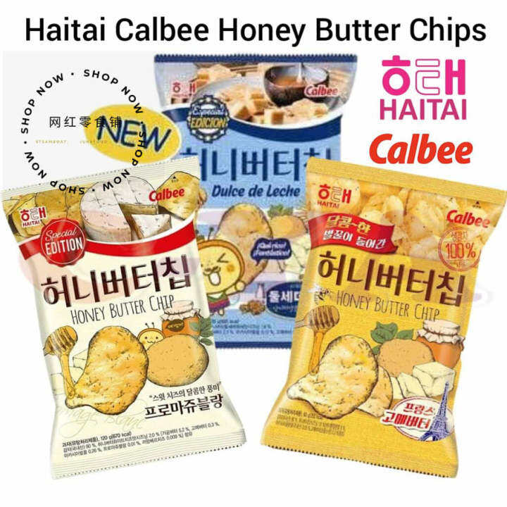🇰🇷 Korea Haitai Calbee Honey Butter Chips Original /Dulce de Leche ...