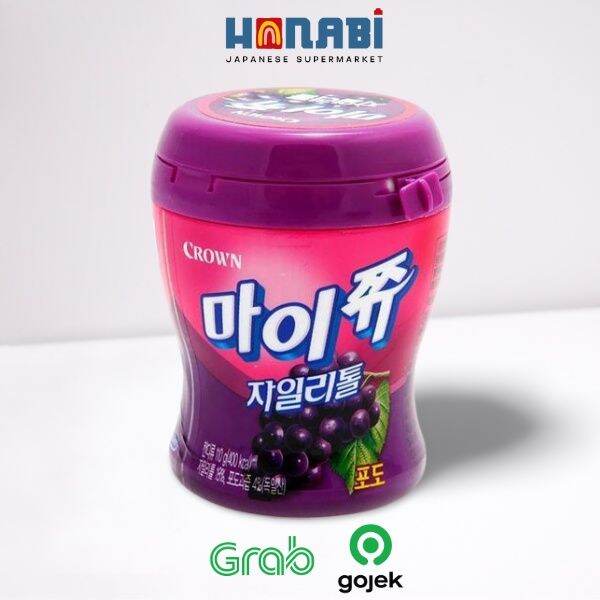 Crown My Chew Grape Candy 110g Permen Xylytol Anggur Made In Korea ...
