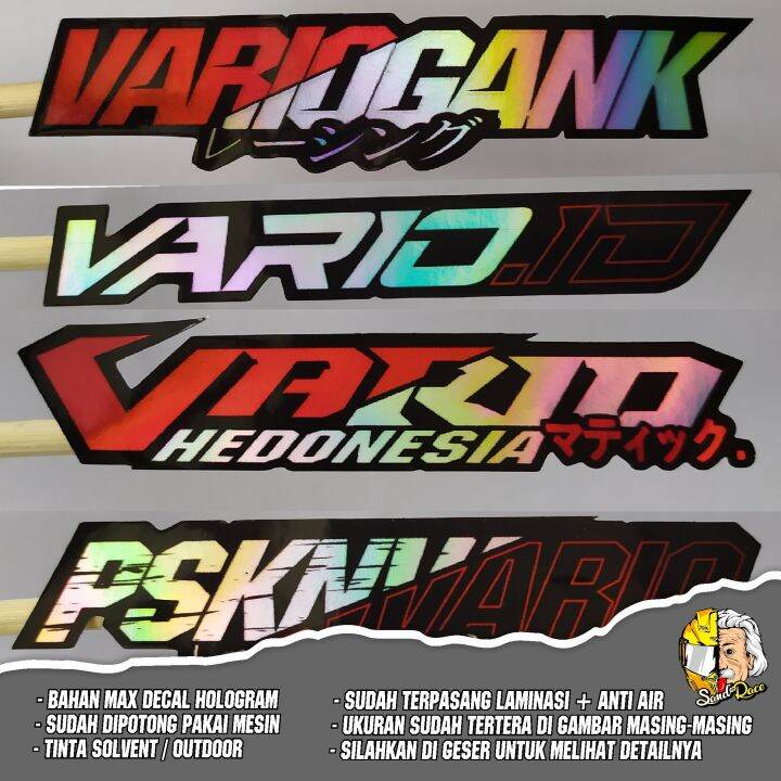 stiker vario gank vario.id / sticker honda vario / stiker pskn vario ...