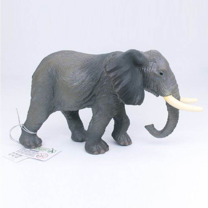 CollectA Wild Life Animals African Elephant Plastic Simulation Toy ...