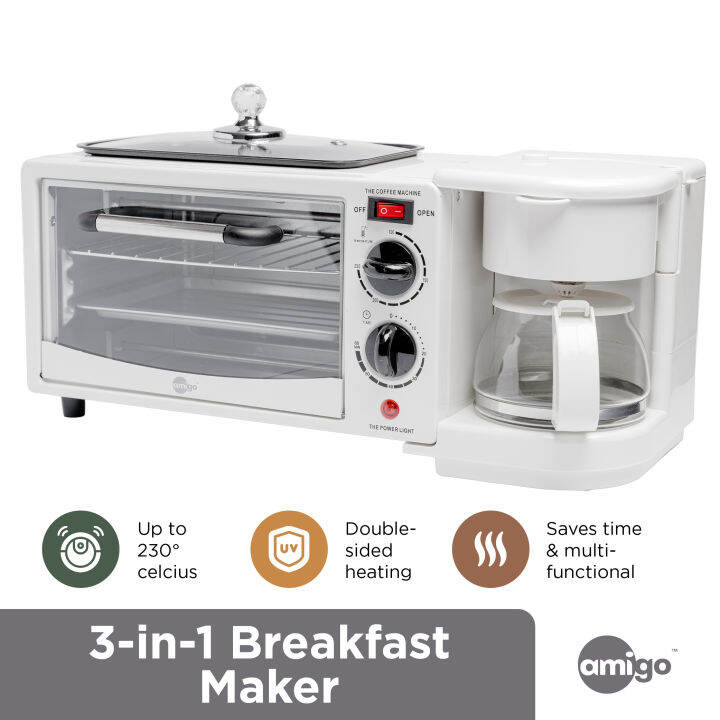 Amigo 3in1 Multipurpose Breakfast Making Machine | Lazada PH
