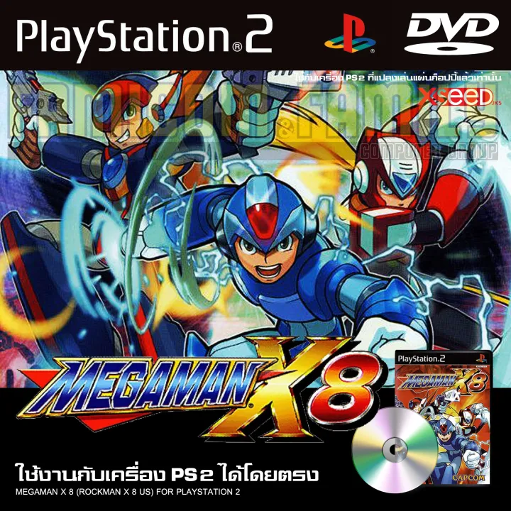 เกม Play 2 Megaman X8 (Rockman X8 US) สำหรับเครื่อง PS2 PlayStation2 ...