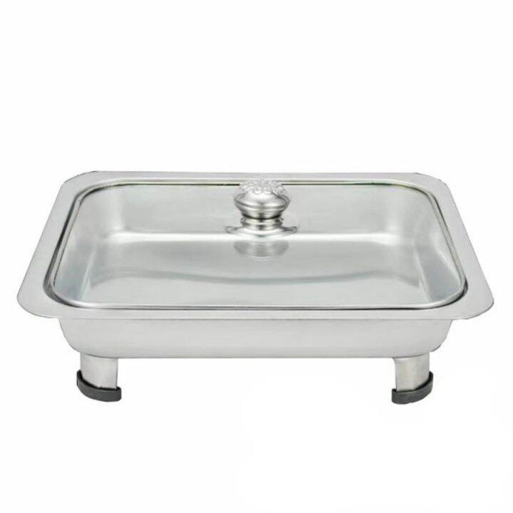 DHW Tempat Makan Prasmanan (Tutup KACA + KARDUS) Kotak - Fast Food Dish ...