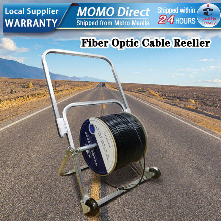 Foldable Fiber Optic Trolly Fibre Cable Roller Crank Shaft Trolly ...