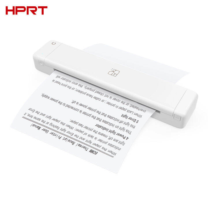 HPRT A4 Portable Thermal Transfer Printer Wireless&USB Connect with ...