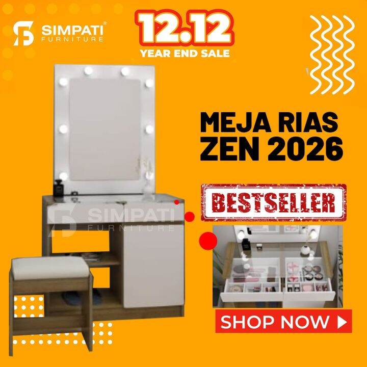Meja Rias Zen 2026 | Lazada Indonesia