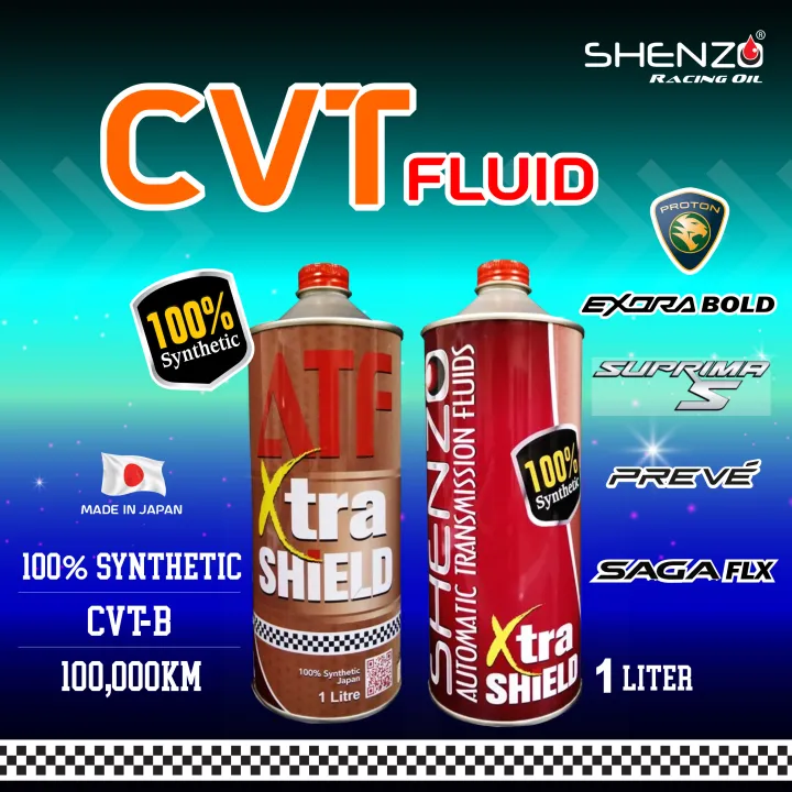 ATF CVT Fluid CVT Gear Oil 100% Synthetic CVT-B For Proton Saga FLX ...