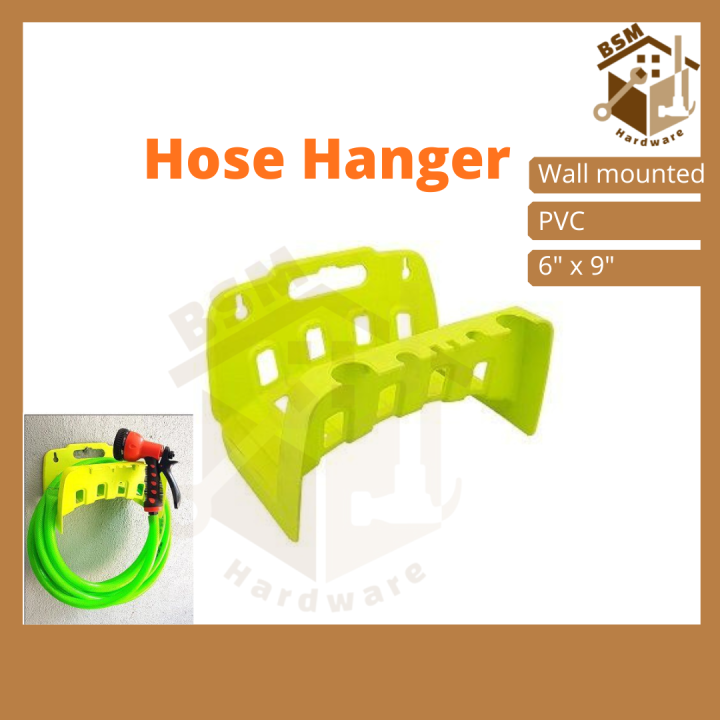 PVC Hose Hanger Pipes Reel Holder Pipe Hanger Wall Mounted Fence Tap ...