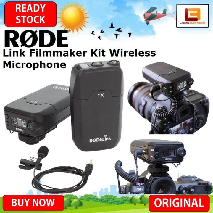 RODELink Filmmaker Kit Digital Camera-Mount Wireless Omni Lavalier ...