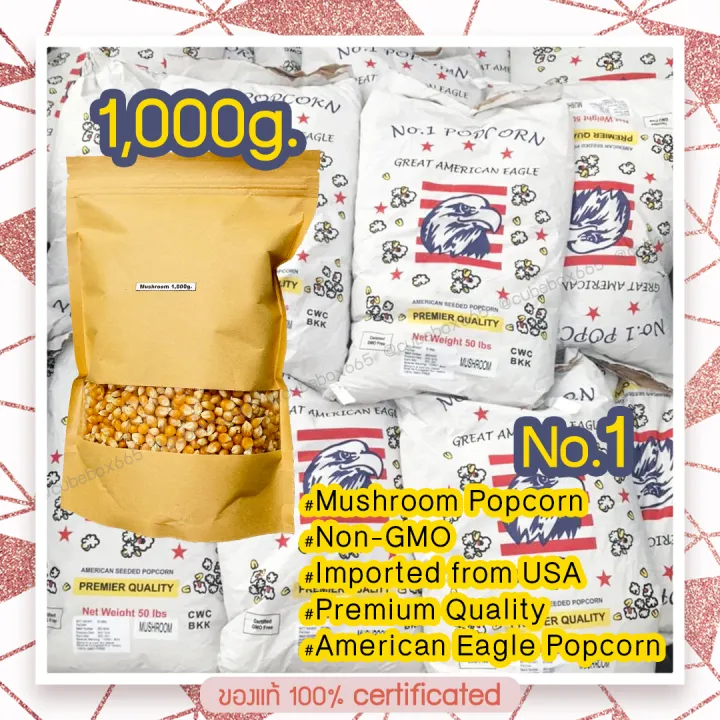 เมล็ดป็อปคอร์น เมล็ดป๊อบคอร์น เมล็ดข้าวโพดป๊อปคอร์น เกรดPremium นำเข้า ...