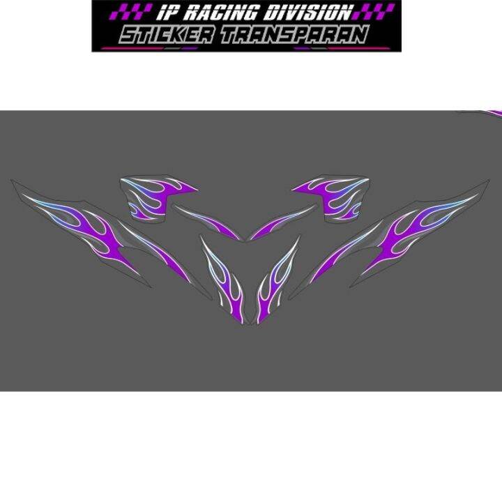 STRIPING STICKER TRANSPARAN VARIO LED NEW MOTIF API 02 | Lazada Indonesia