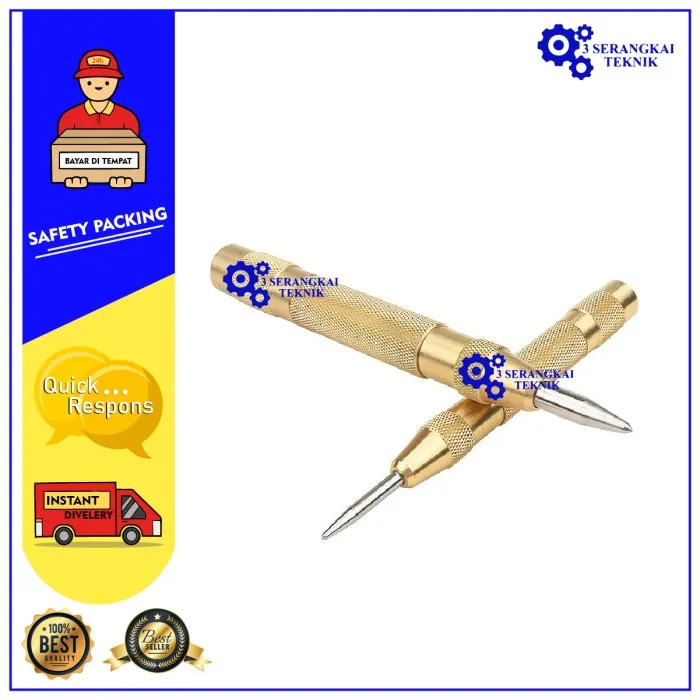 Alat Penanda Titik Bor Automatic Center Punch 130mm | Lazada Indonesia