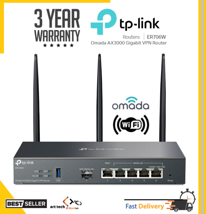 TP-LINK ER706W OMADA AX3000 GIGABIT VPN ROUTER | Lazada