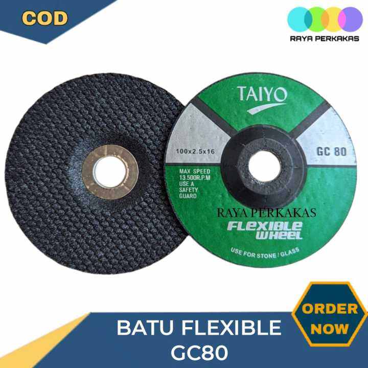 Batu Gerinda Flexible Taiyo Poles Kaca / Granit / Keramik - GC80 ...