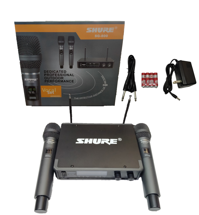 SHURE UHF Wireless SG-800 Digital Dedicated Professional Outdoor ...