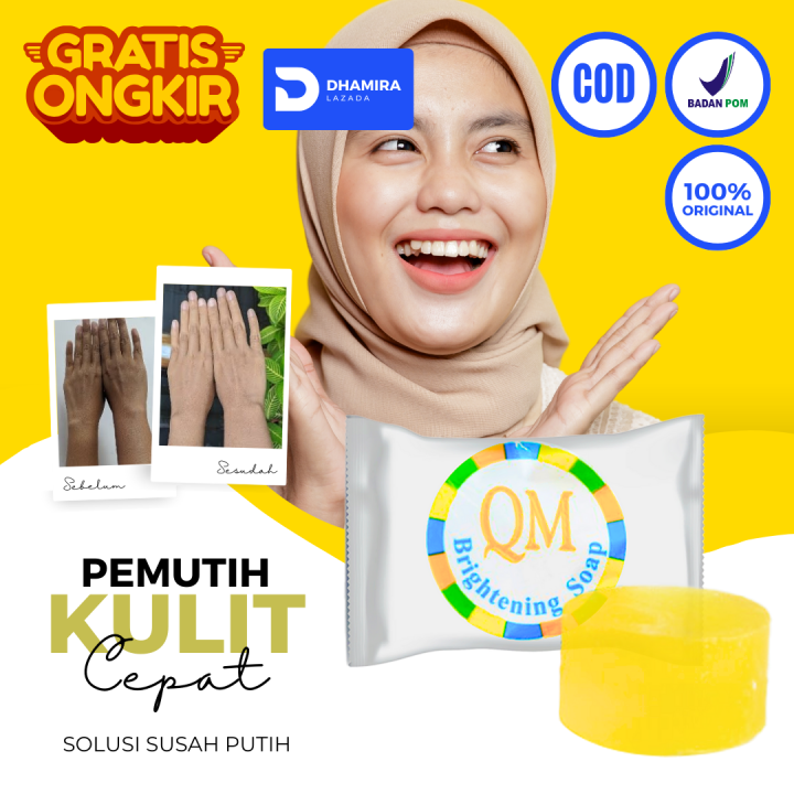 Sabun Qm Original Asli Bpom Pemutih Kulit Seluruh Badan Viral Di Tik ...