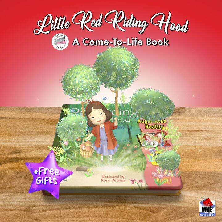 Little Hippo 3D & 4D Books: Cinderella, Little Red Riding Hood, The ...