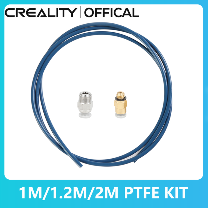 Creality Official PTFE Tubing 1M 1.2M 2M Tube Quick Fitting Pneumatic Fitting Push 1.75mm ...