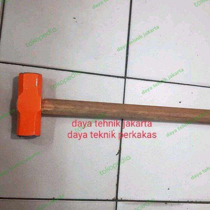 palu batu 6lb 3kg gagang kayu - palu batu kepala full gagang kayu | Lazada Indonesia