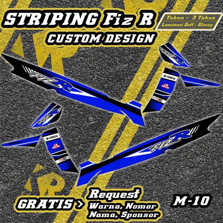 Striping Fiz R / Poswan Custom Desain Stiker Fiz R | lis variasi ...