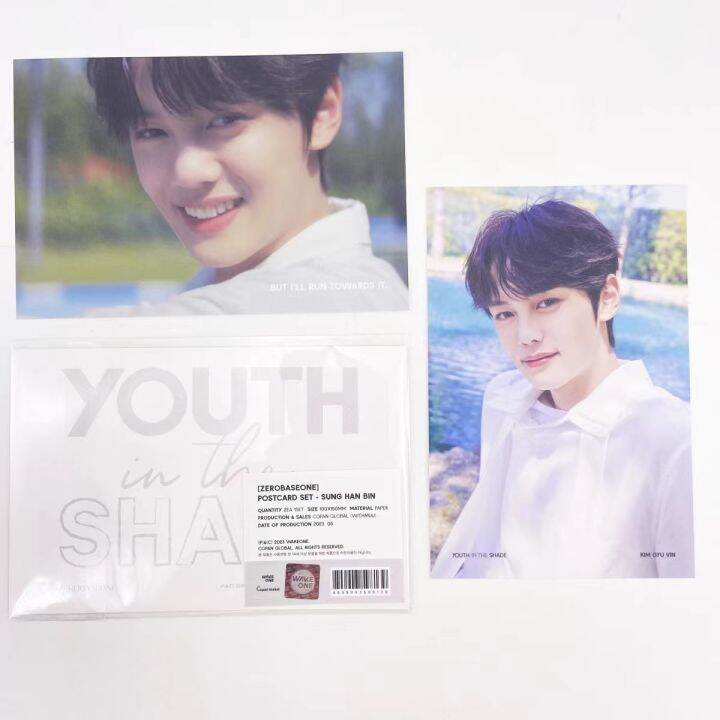 Zerobaseone ZB1อัลบั้มโปสการ์ด Jiwoong Gyuvin Yujin Taerae Ricky Mathew ...