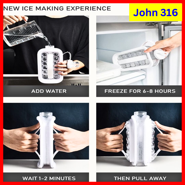 John 316 | Ice Ball Maker | Durable Ice Molder Food Grade Ice Maker ...
