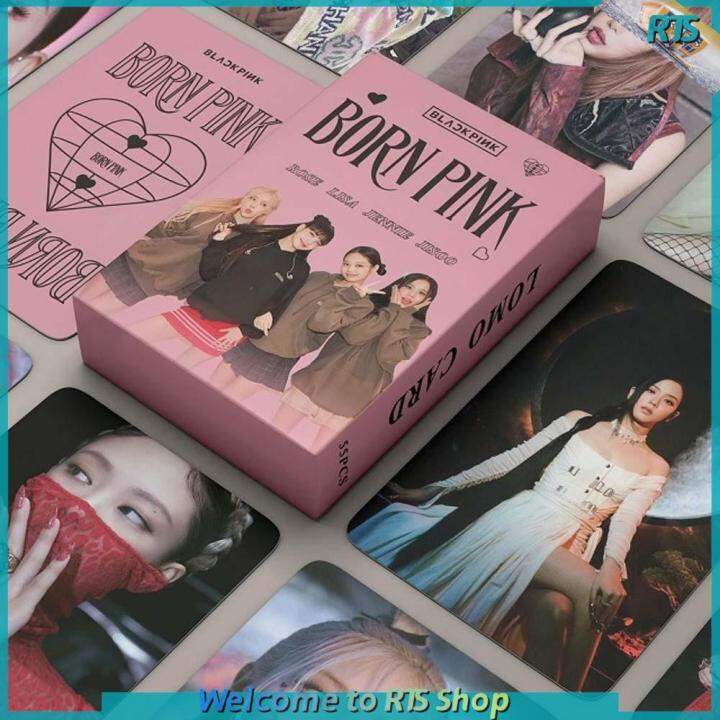 Kpop BP Blackpink Lomo Card Blink Born Pink World Tour LISA JENNIE ROSE ...