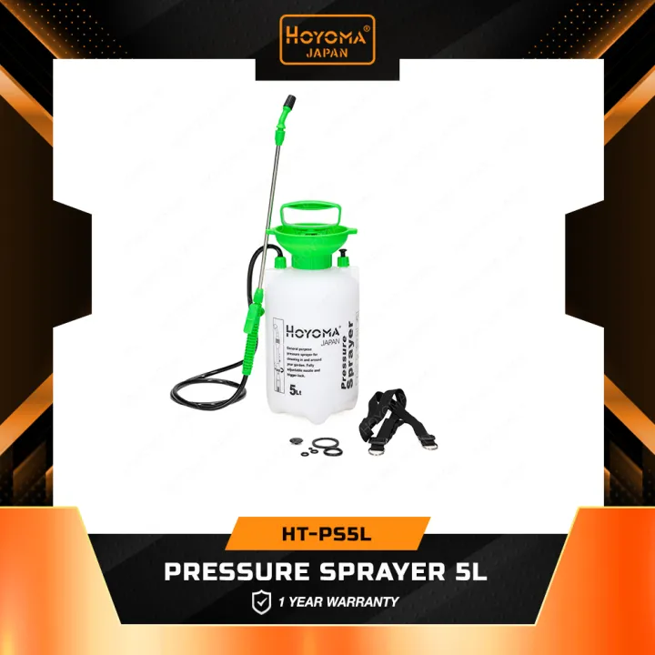 Hoyoma Portable Manual Sprayer Pressure Sprayer 5L - HT-PS5L | Lazada PH