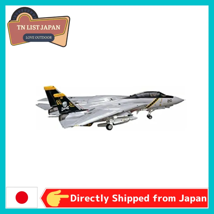 【จัดส่งโดยตรงจากญี่ปุ่น】ชุดก่อสร้างโมเดลพลาสติก Made In Japan Hasegawa 1/72 U.S. Navy F-14A ...