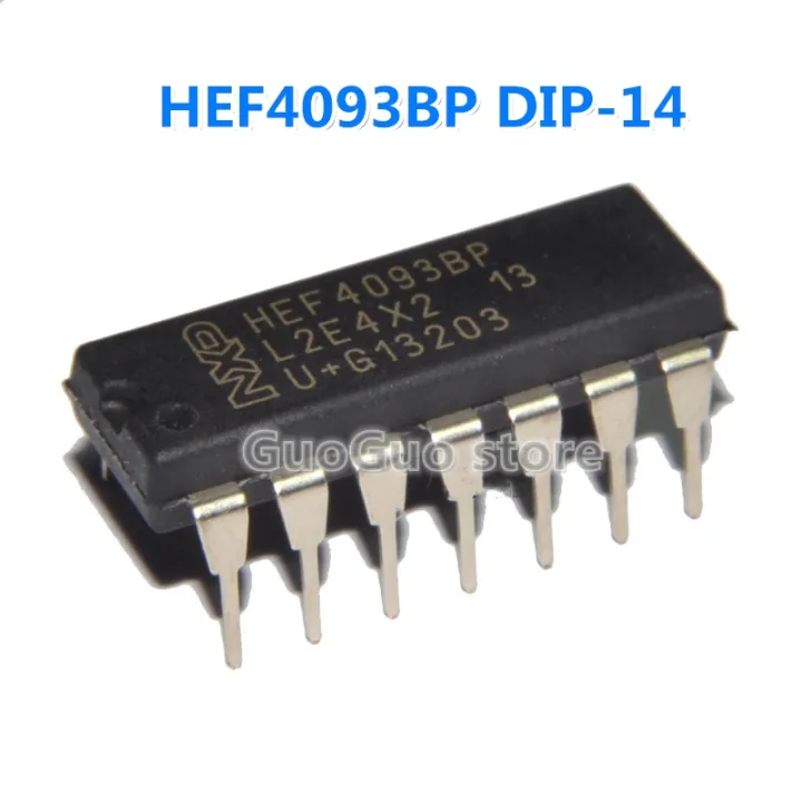 5ชิ้น HEF4093BP DIP-14 HEF4093 4093BP DIP14ชิปทริกเกอร์ IC ใหม่เดิม | Lazada.co.th