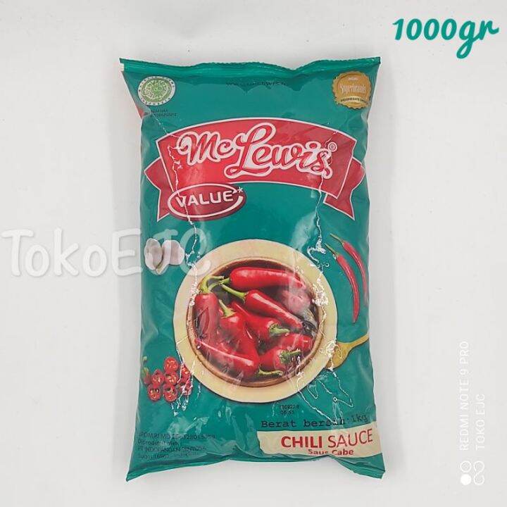Mc Lewis Chili Sauce / Saus Sambal / Saus Cabe 1kg | Lazada Indonesia