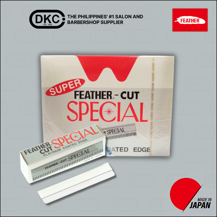 Super Feather Cut Special Platinum Coated Edge Blade Made in Japan ...