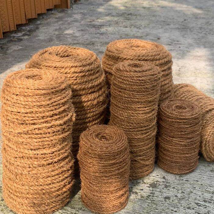 Tali sabut kelapa 6mm panjang 100m tali tambang kuat awet | Lazada ...