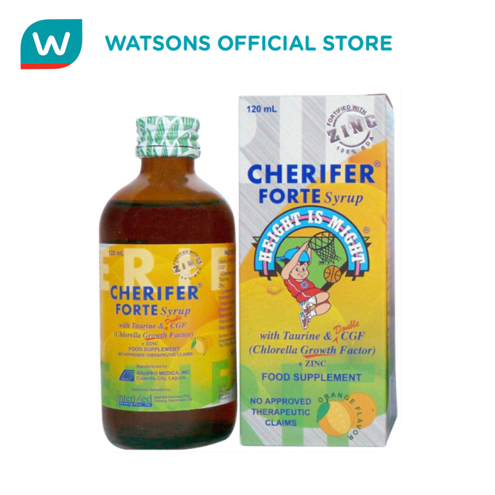 Cherifer Forte Syrup With Zinc 120 Ml Lazada Ph