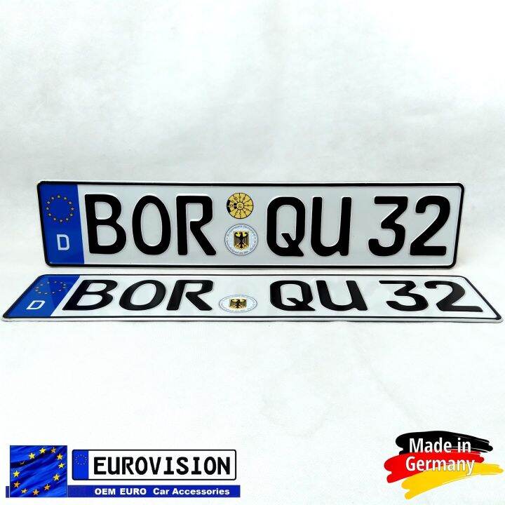 Euro Plates from Germany - 2 Pcs - Good condition Ending 2 | Lazada PH