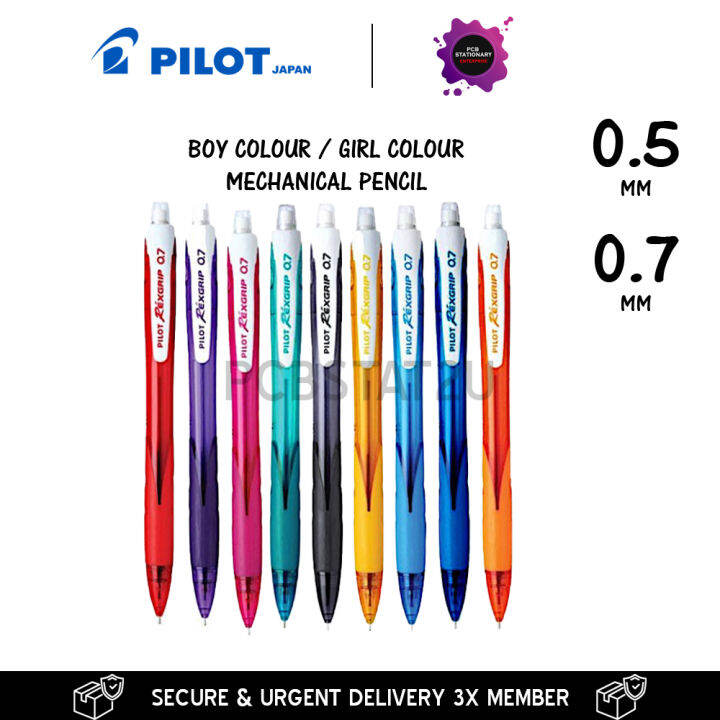 Pilot Rexgrip Mechanical Pencil+Free Pencil Lead Tube/Pensel Tekan 0 ...