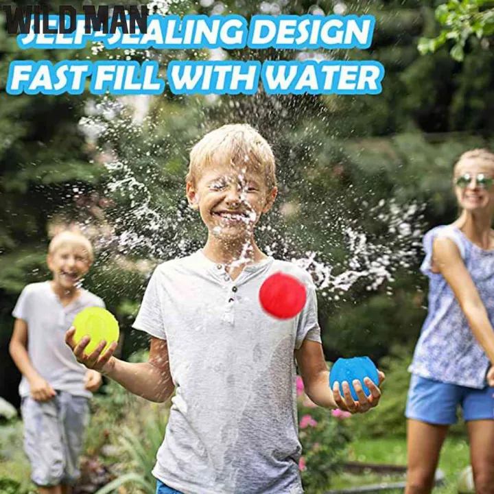 12pcs Water Fight Splash Ball Toy Party Multiplayer Chase Interactive ...