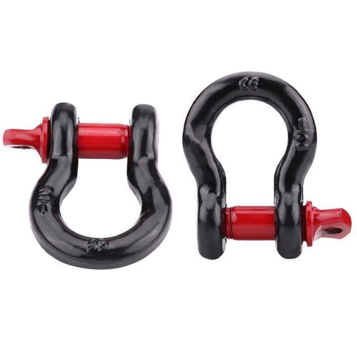 👍Heavy Duty Galvanized Shackles D Ring 2T/4,400lbs，4.75T/ 10,000lbs ...