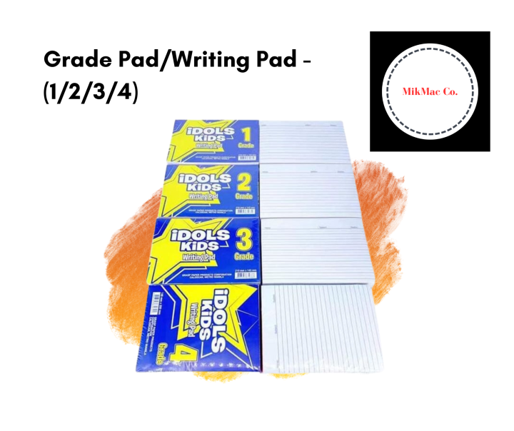 Grade Pad/Writing Pad - (1/2/3/4)Basic Writing Pad | Lazada PH