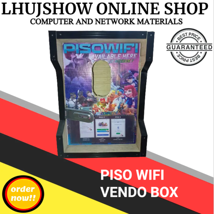 Wifi Vendo Box Case only with STICKER with Hapslock wifi box for non ...