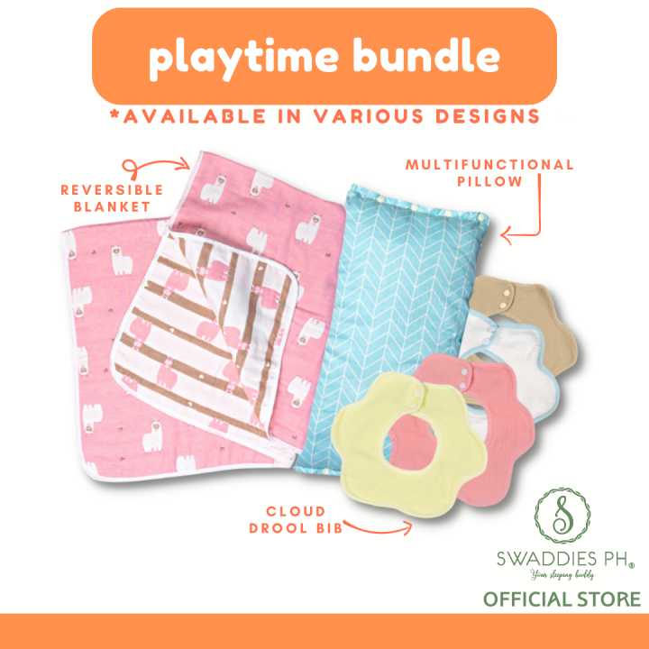 Bundle Promo! Choose your prints! Swaddies PH Playtime Bundle | Lazada PH