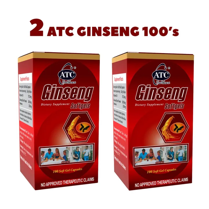 ATC Ginseng 800mg × 100's (2 bottles) | Lazada PH