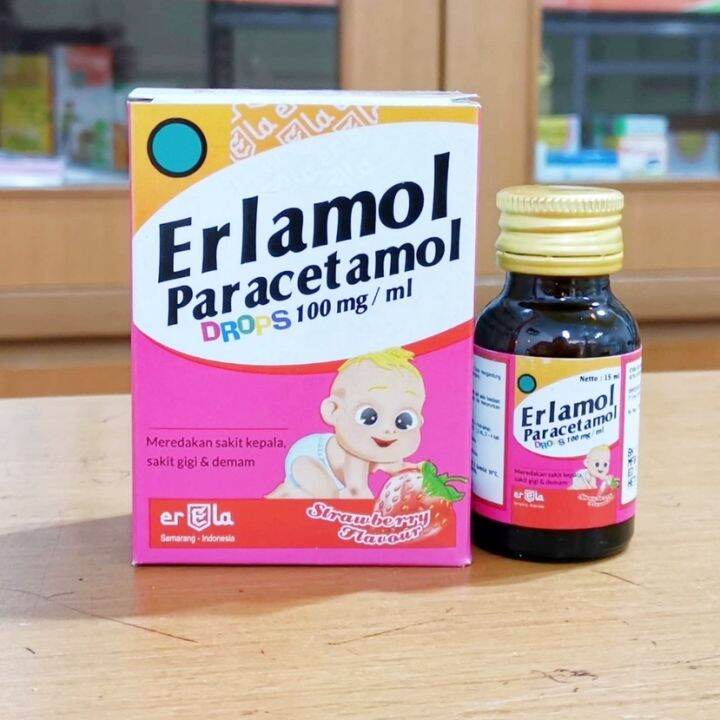 Erlamol Paracetamol Drop 15 ml | Lazada Indonesia