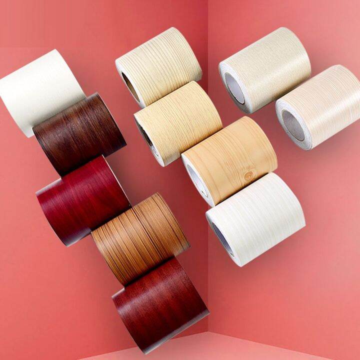 123zouui Living Room Vinyl Decals Self Adhesive Skirting Line Wood Wall