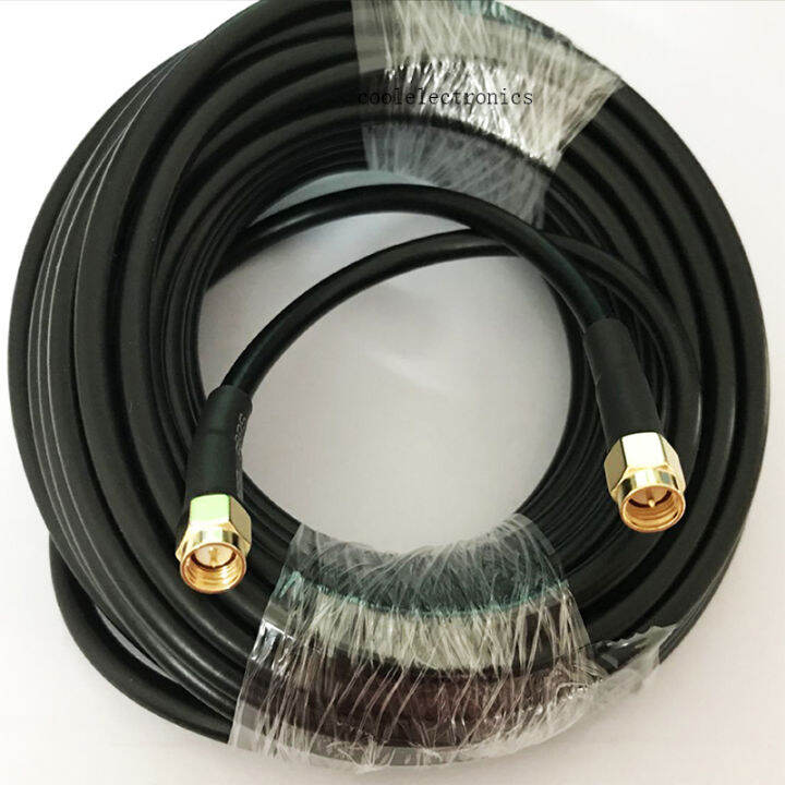 RG58 SMA Male to SMA Plug Connector RF Coaxial Pigtail WIFI Coax Wires cable 50cm 1/2/3/5m 10m ...