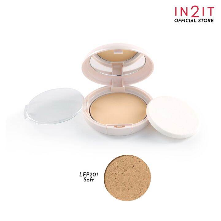 IN2IT Hya & Cica Light Fit Pact 2 Way Powder SPF25PA++ 01-LFP | Lazada PH