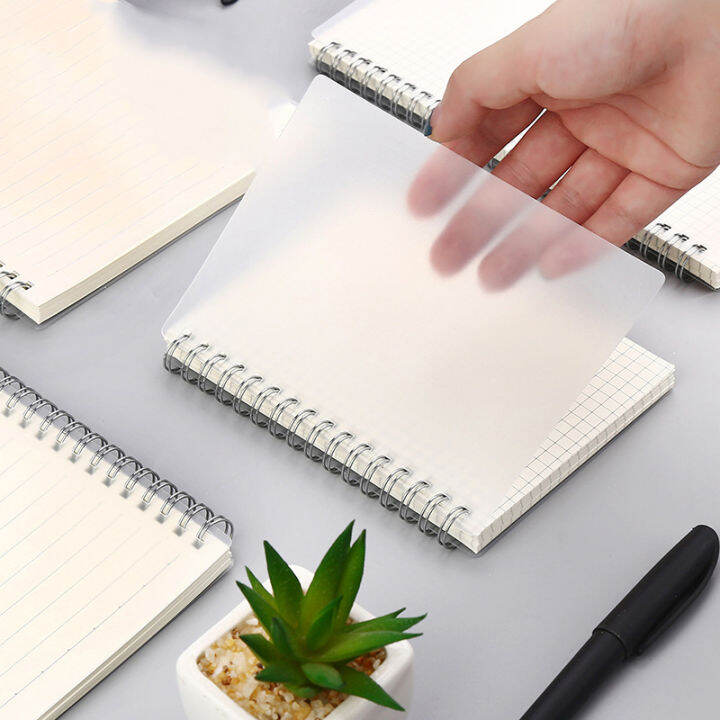 Transparent Hardcover Spiral Notebook Students And Office Writing Diary ...