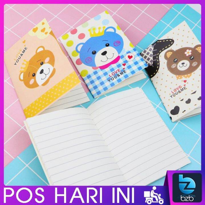 INSTANT WRITING 💥 Cartoon Mini Notebook Portable Pocket Diary Journal ...