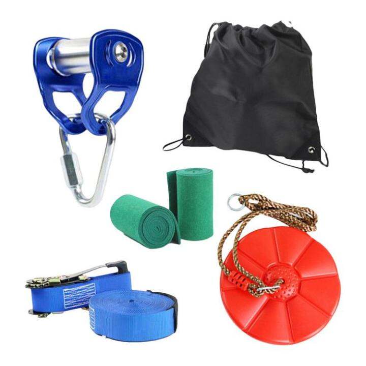 Zipline Pulley Kit for Outdoor Swing Seat Zip Lines Trolley Kids Slider ... Zipline Pulley Kit for Outdoor Swing Seat Zip Lines Trolley Kids Slider ...